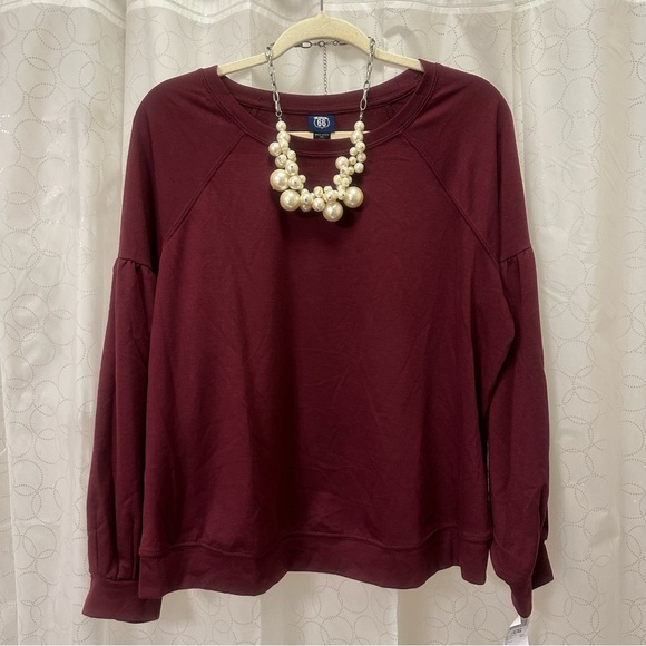 Route 66 | Sweaters | Nwt Route 66 Burgundywine Lightweight Pullover ...